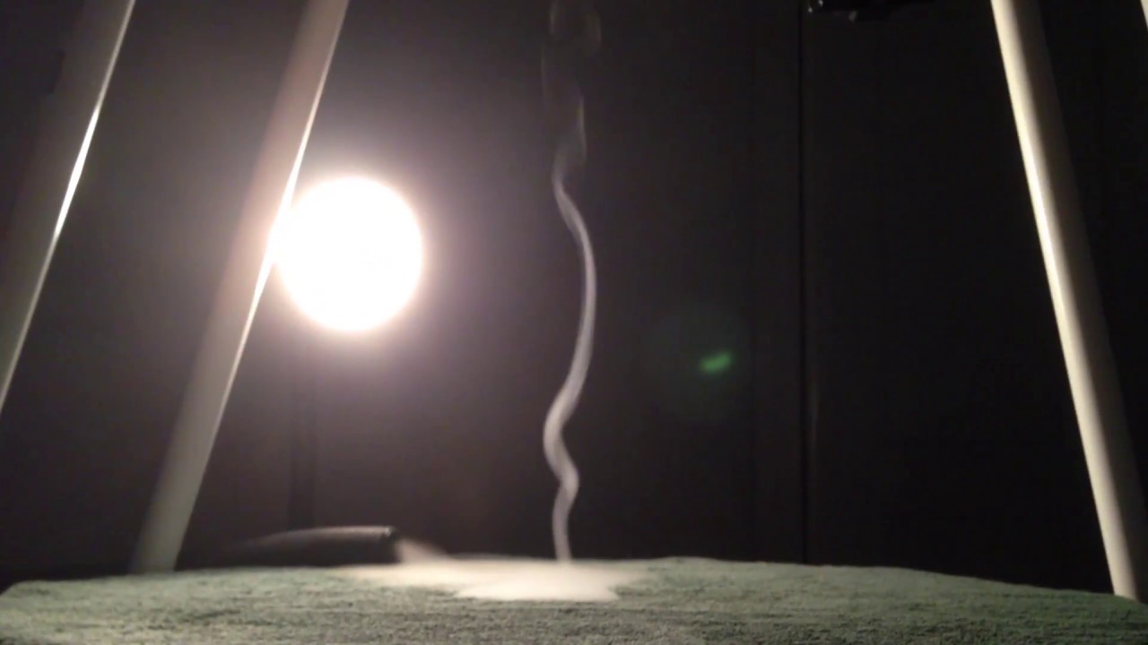 Tornado Machine Test 06 - Vortex breakdown and helix tornadoes