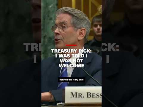 Treasury pick: I was told I was not welcome