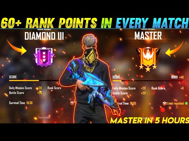 5 Free Fire tips for rank push without the use of snipers