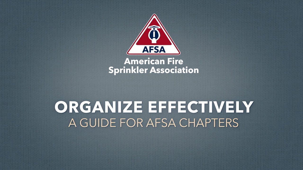 Organize AFSA Chapters Effectively | RENOSI