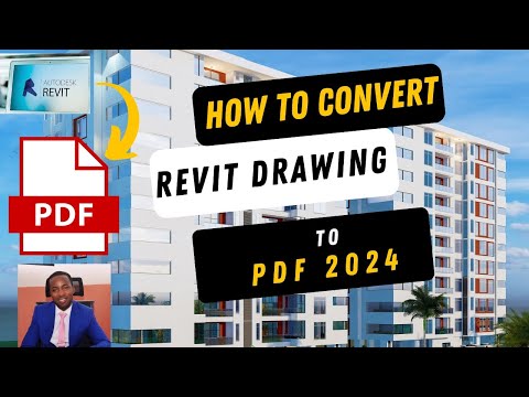How to Covert Revit drawing to pdf 2024