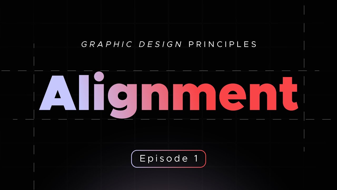 How to apply Graphic Design Principles to your Designs | Alignment | Episode 1 #graphicdesigning