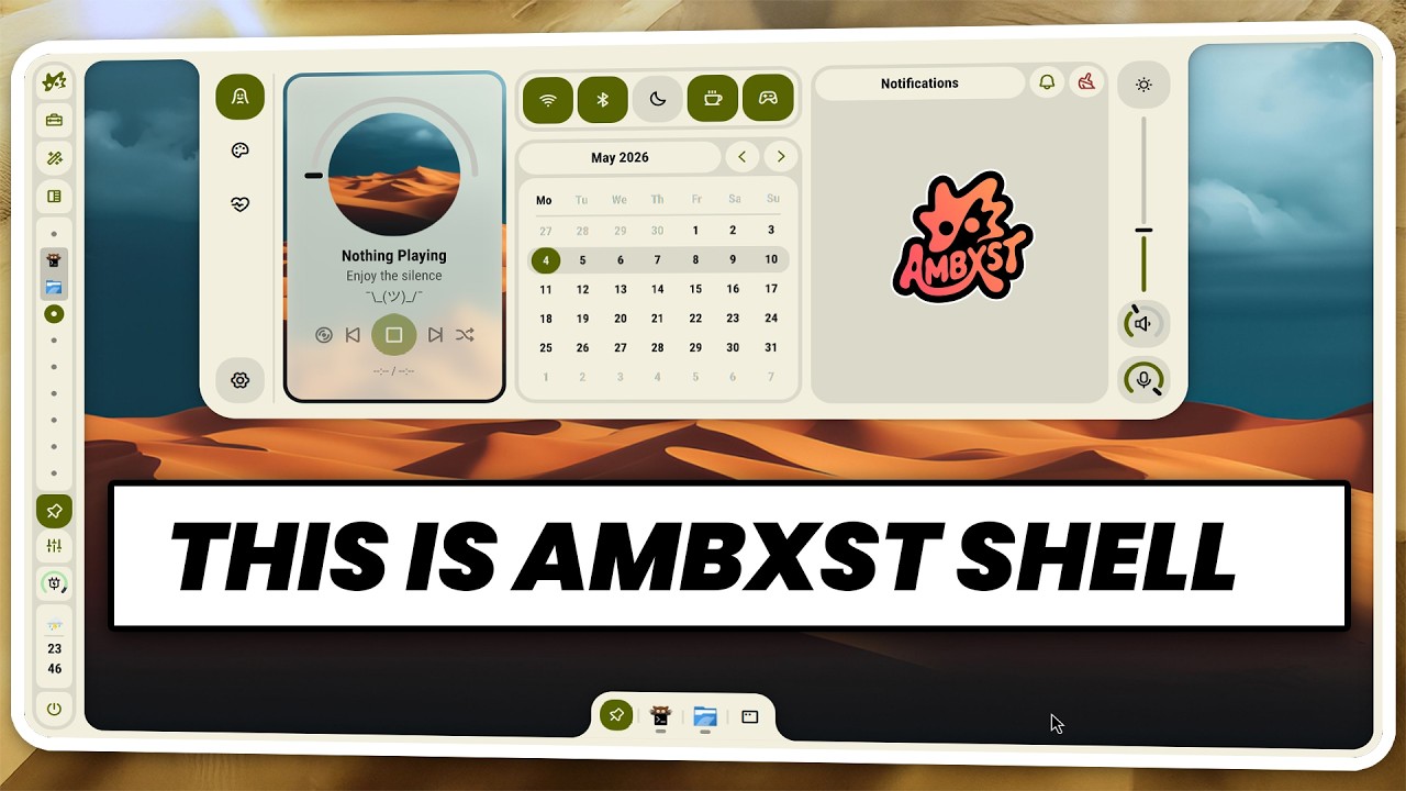 AMBXST + HYPRLAND : The World’s Most Beautiful Linux Desktop?