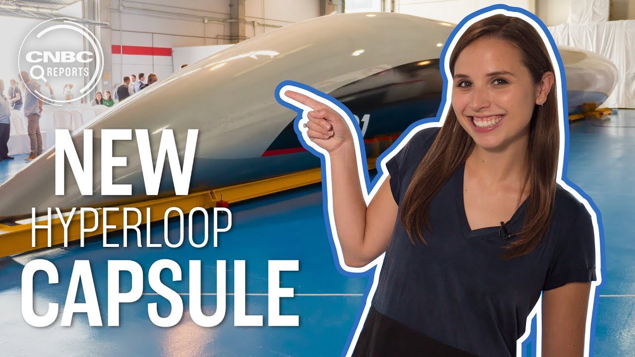 Hyperloop’s first full-scale passenger capsule | CNBC Reports