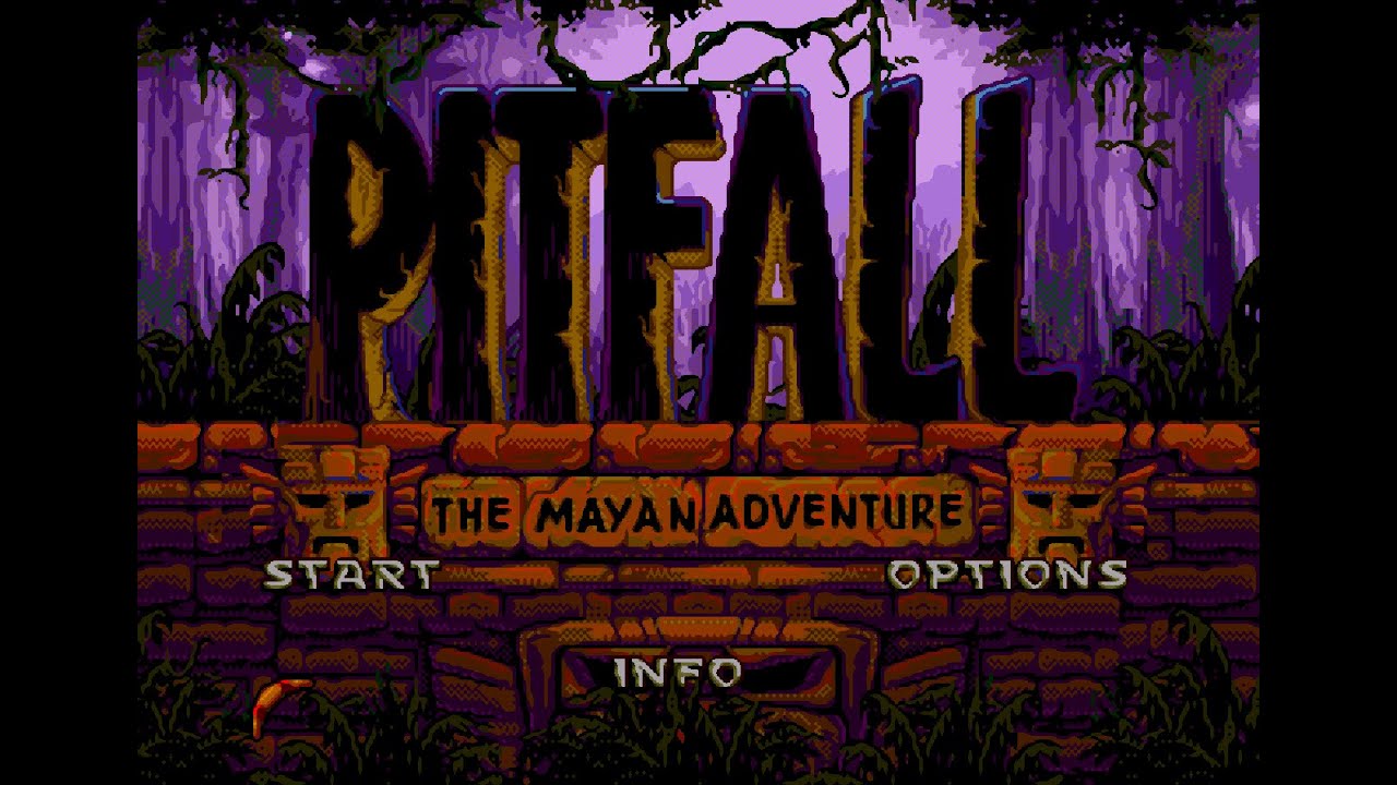 Pitfall: The Mayan Adventure (1994) Intro - Sega Genesis (Mega drive) Full HD