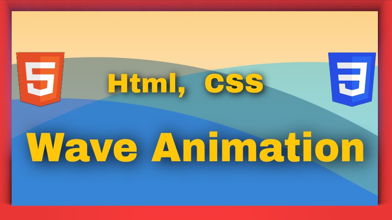 Wave Animation with Html and CSS || D. CoDeS || #code #codes #coding #html #css #animation