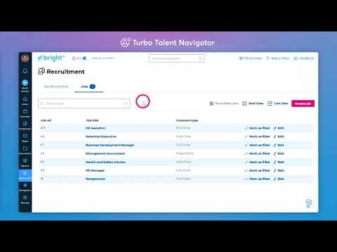 Turbo Talent Navigator | BrightHR
