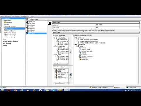 Informatica MDM 10 - How to create User and Assign Tools