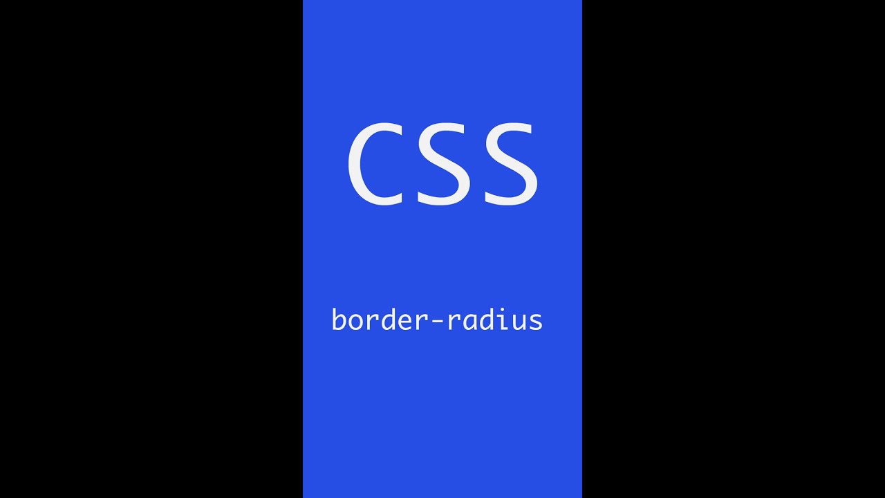 #32 border-radius | CSS | Frontend | Take it easy #shorts