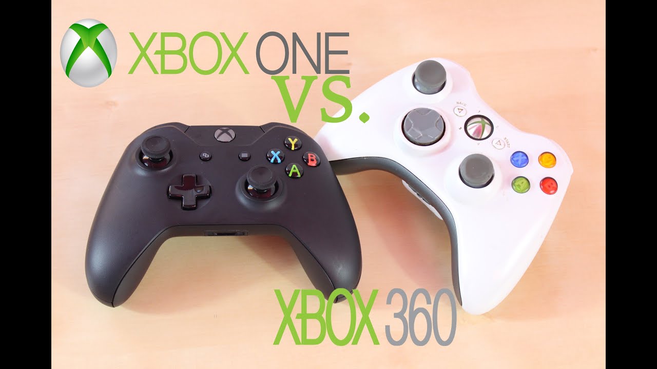 Xbox One vs Xbox 360 Controllers Differences | Microsoft Stick Comparison