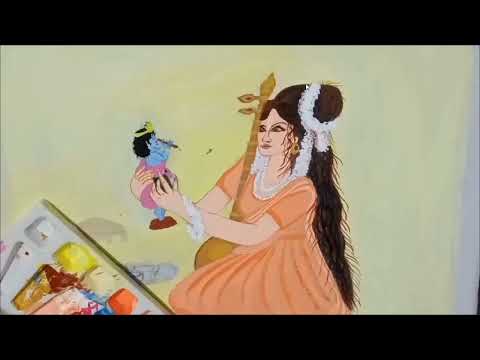 Meera ji painting...| Art episode #2| How to paint with acrylic colour | Step By Step Tutorial