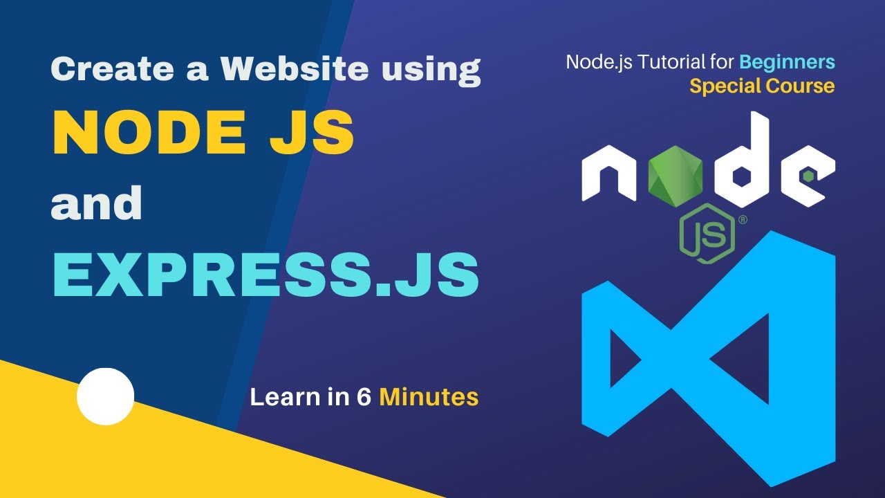 Tut#03 - Create website in node js | Create web application using node js | Express.Js | EJS