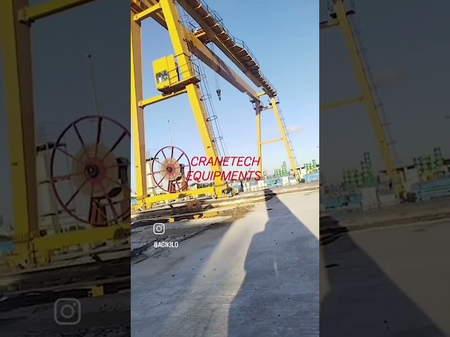 Double Girder Gantry Crane - Stall Torque Motorised Cable Reeling Drum ...