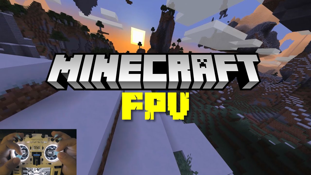 MINECRAFT FPV Drone: Insane Exploration