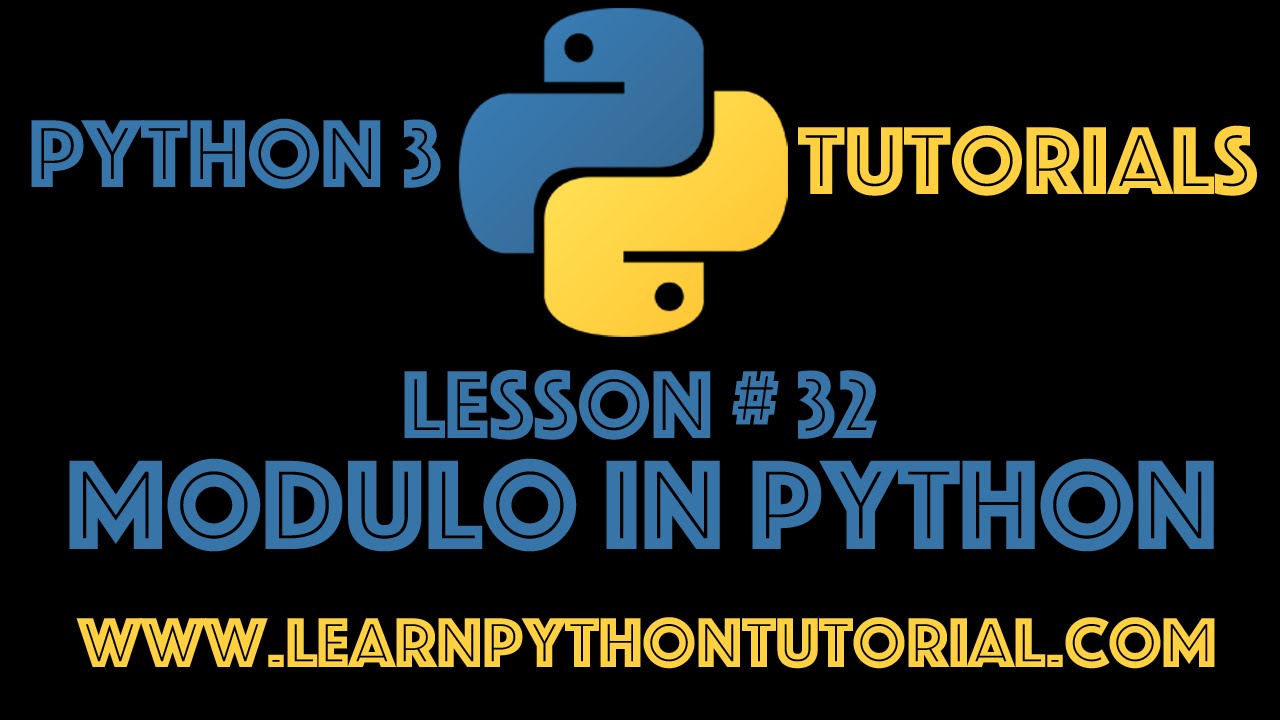Python Tutorial: Understanding Modulo In Python #32