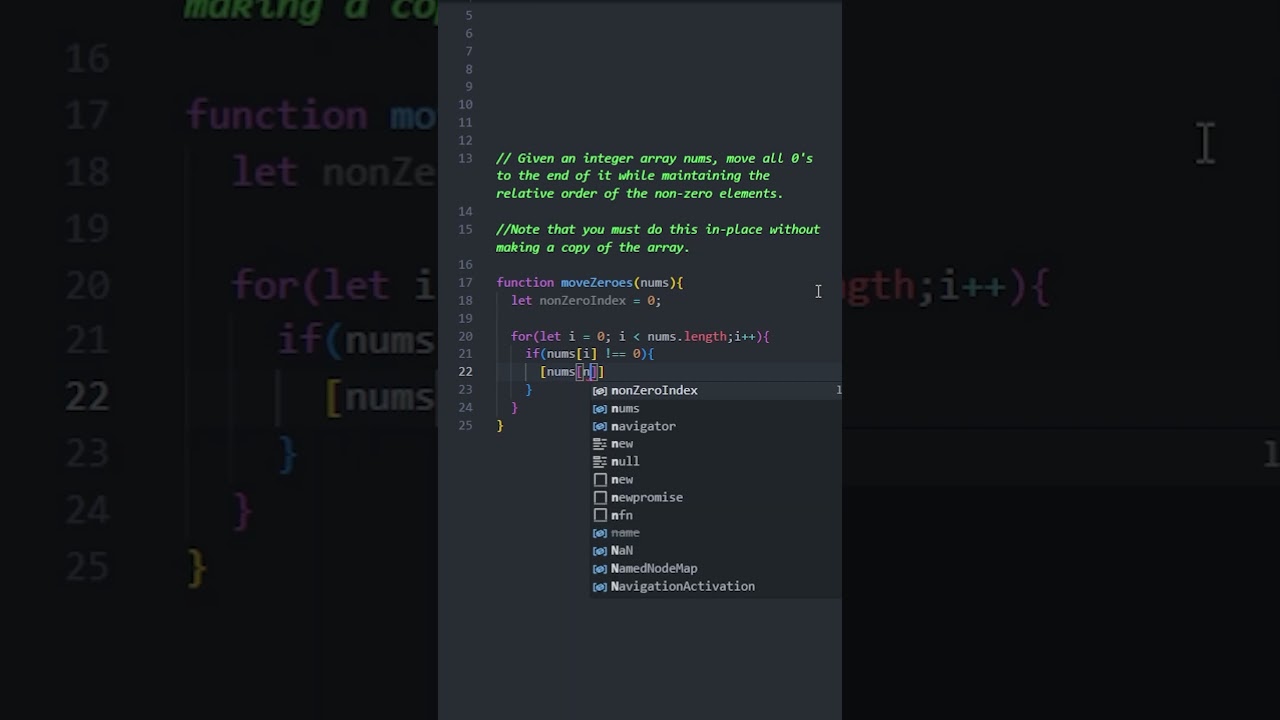 Here is a JavaScript question that can be solved in 20 seconds #code #coding #programming #leetcode
