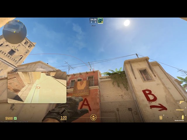 Counter-Strike 2 (CS2) Mirage window smoke guide
