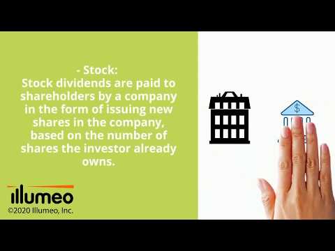Dividend - #illumeo #Finance #accounting #CPE #CPA #accountingtools #learningplatform #loans