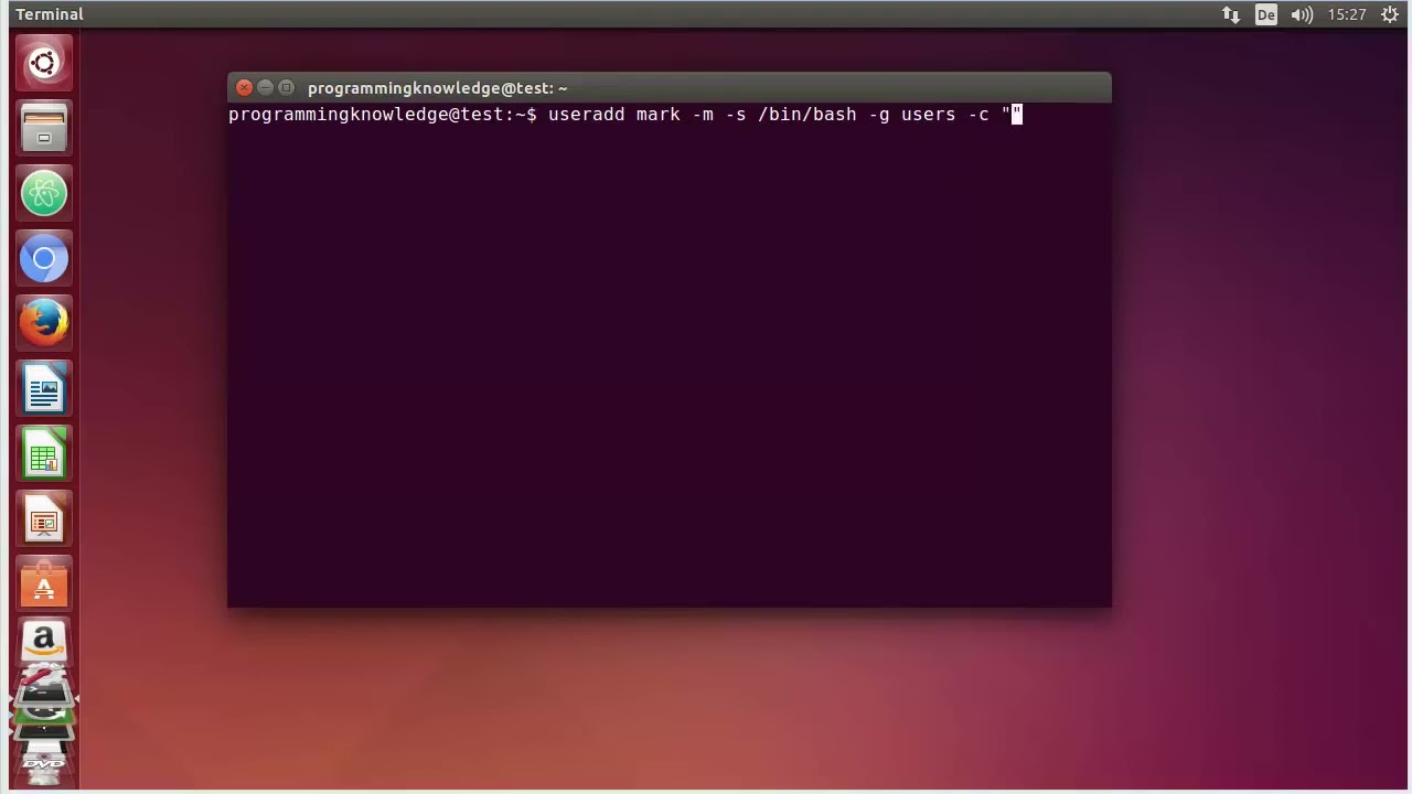 Linux Command Line Tutorial For Beginners 22    useradd command Creating Users 3