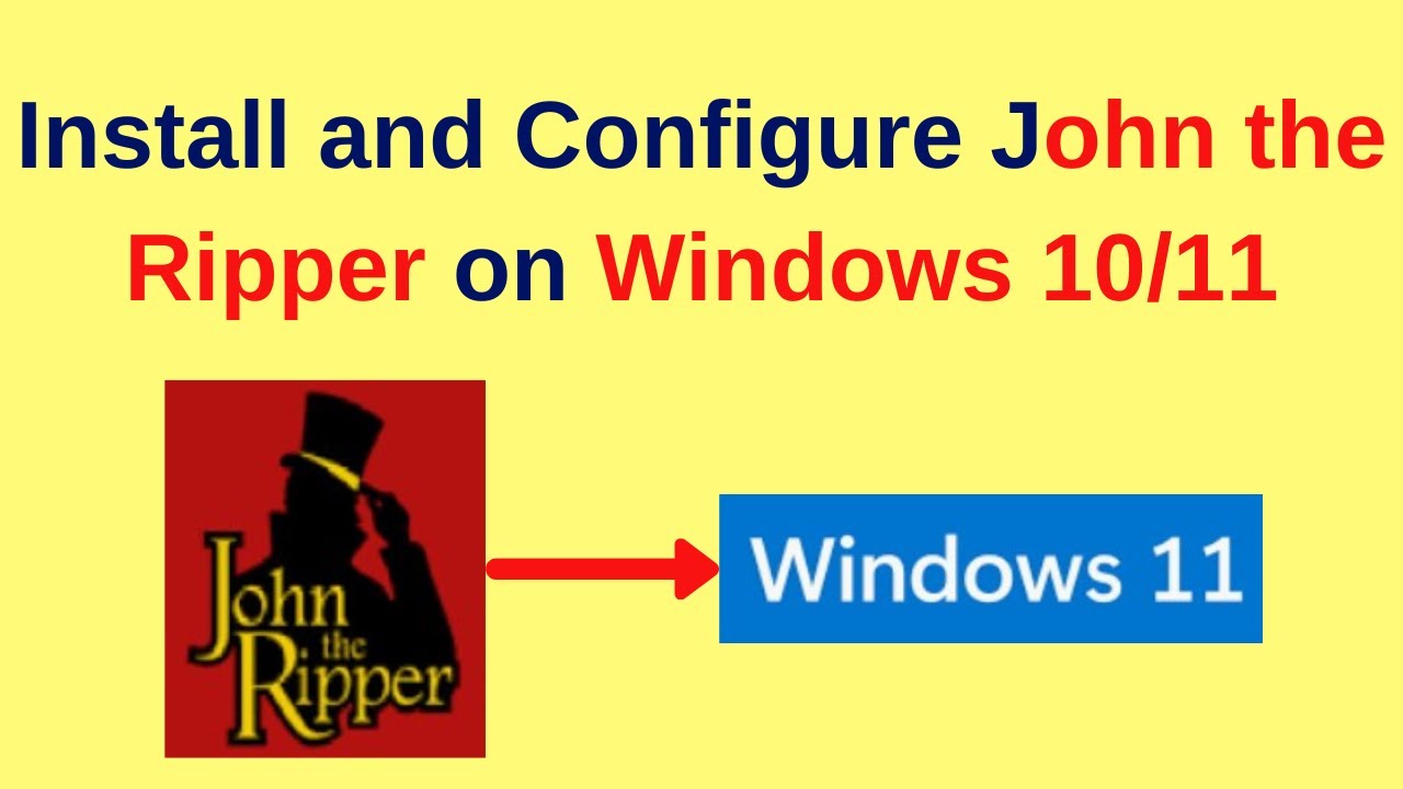 How to download install and configure John the ripper on Windows 10/11 | (2024 Updated)