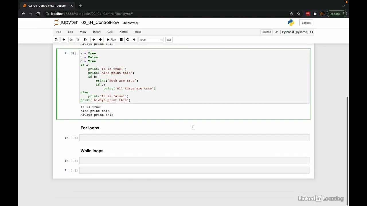 Control Flow | Python Essential Training
