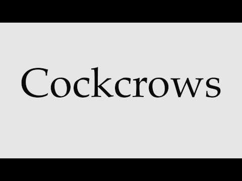 How to Pronounce Cockcrows