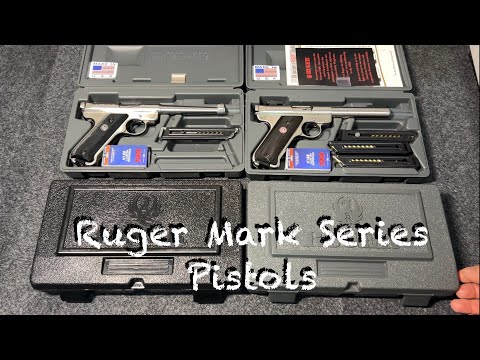 Pattern collecting Ruger Mark Series pistols. Old design that stood the test of time 1949 to present