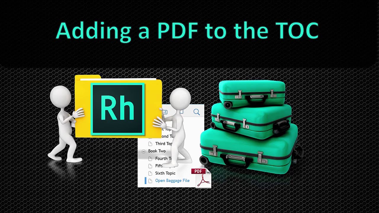 Adding a PDF to the TOC