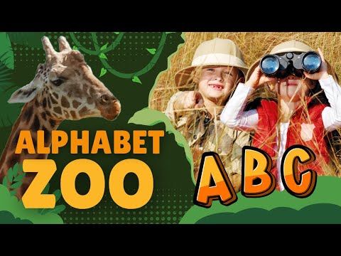 Alphabet Zoo | Learning ABC's with Amazing Animals | A-Z Upper and Lower-Case Letters