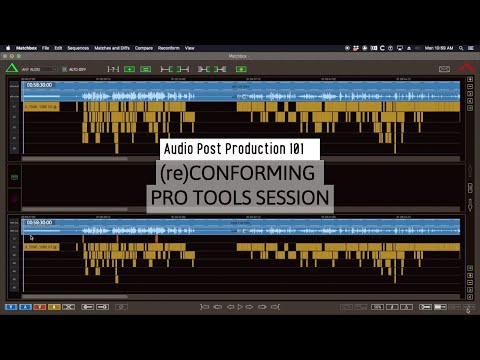 Audio Post Production 101: Conforming in Pro Tools