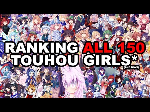 RANKING ALL 150 TOUHOU CHARACTERS BECAUSE I HAVE A PROBLEM AND AN OBSESSION (Tierlist)