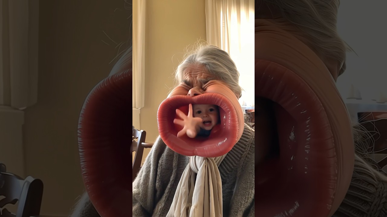 Grandma's got some tricks #cursed #ai