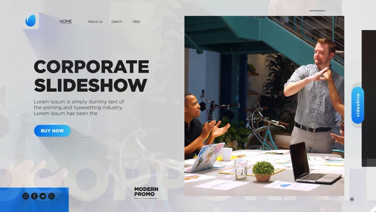 Corporate Display Slideshow Video - After Effects Template
