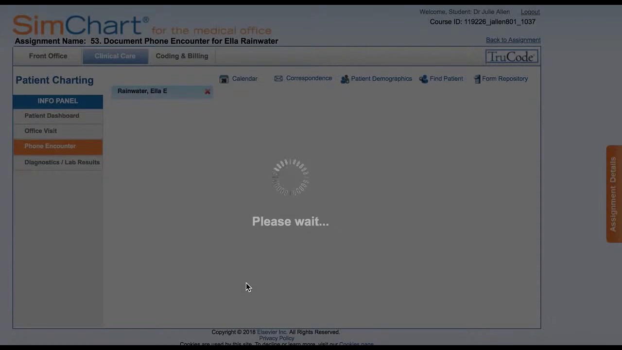 SimChart assignment #53