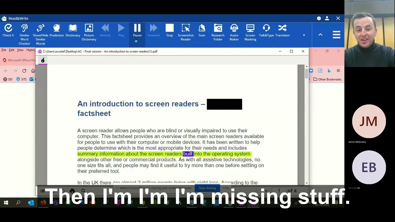 AT Masterclass - Texthelp read & Write