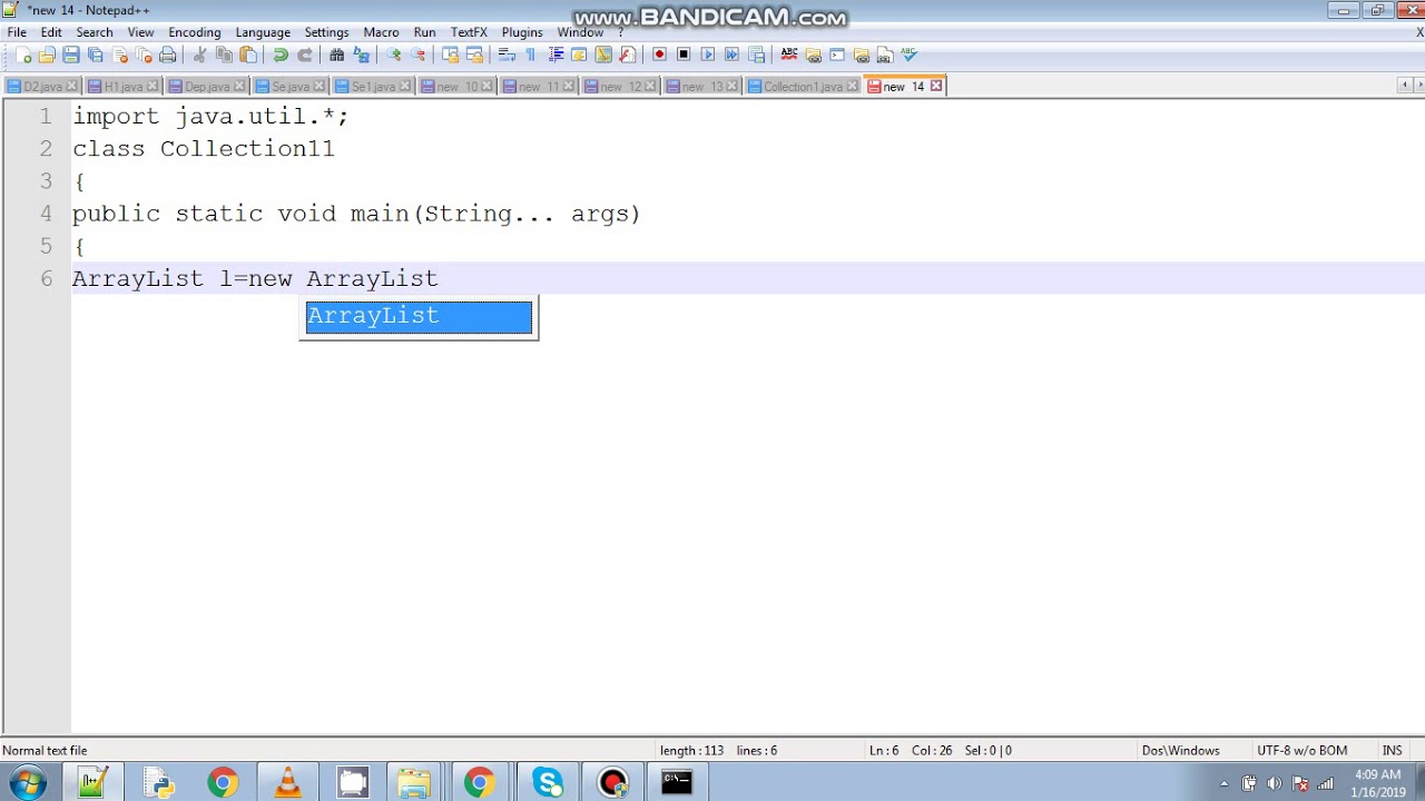 how to add element in Arraylist