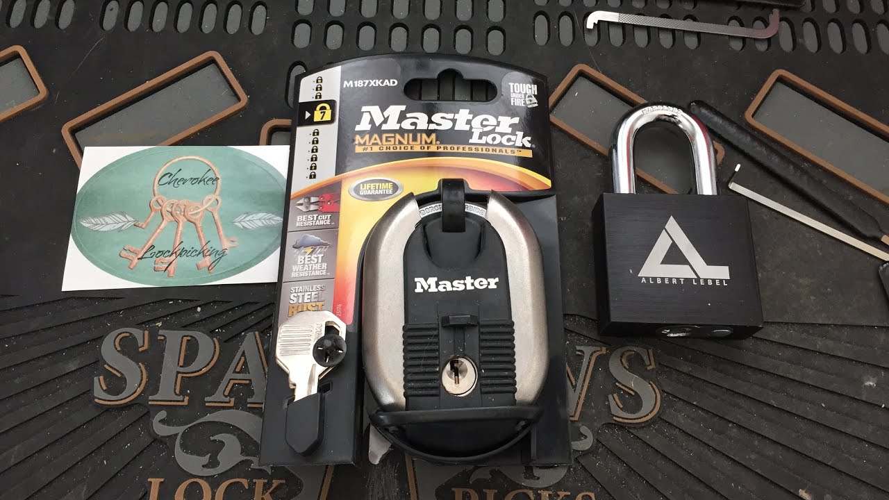 (10) Master Lock M187XKAD In Package Open