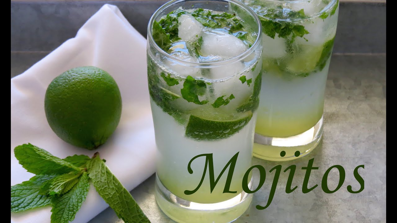 Como Hacer Mojitos -- Receta Coctel -- The Frugal Chef