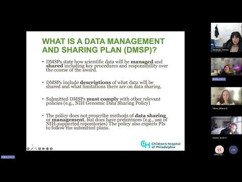 NIH Data Management and Sharing Plan