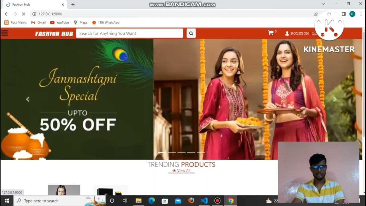 Python  E commerce project using Django framework (Customer)