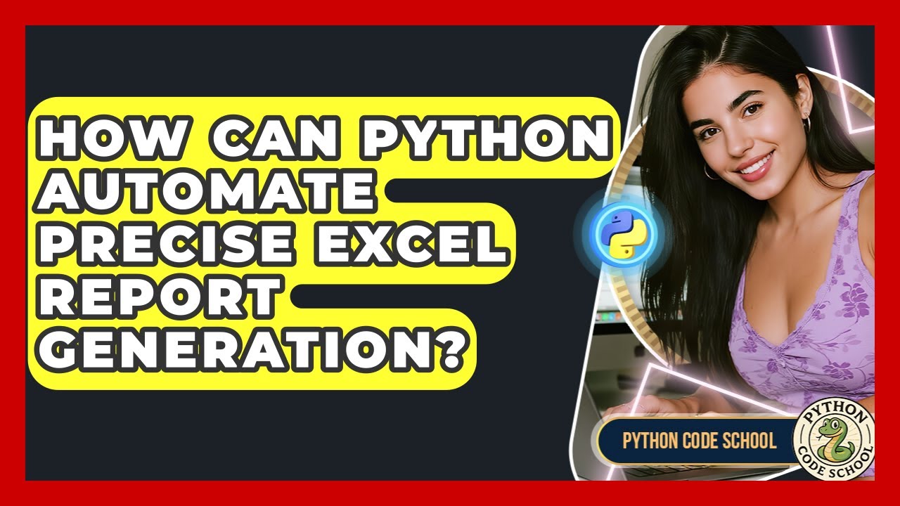 How Can Python Automate Precise Excel Report Generation? - Python Code School
