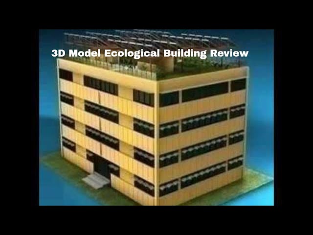 Ecological building 3D Model - FlatPyramid