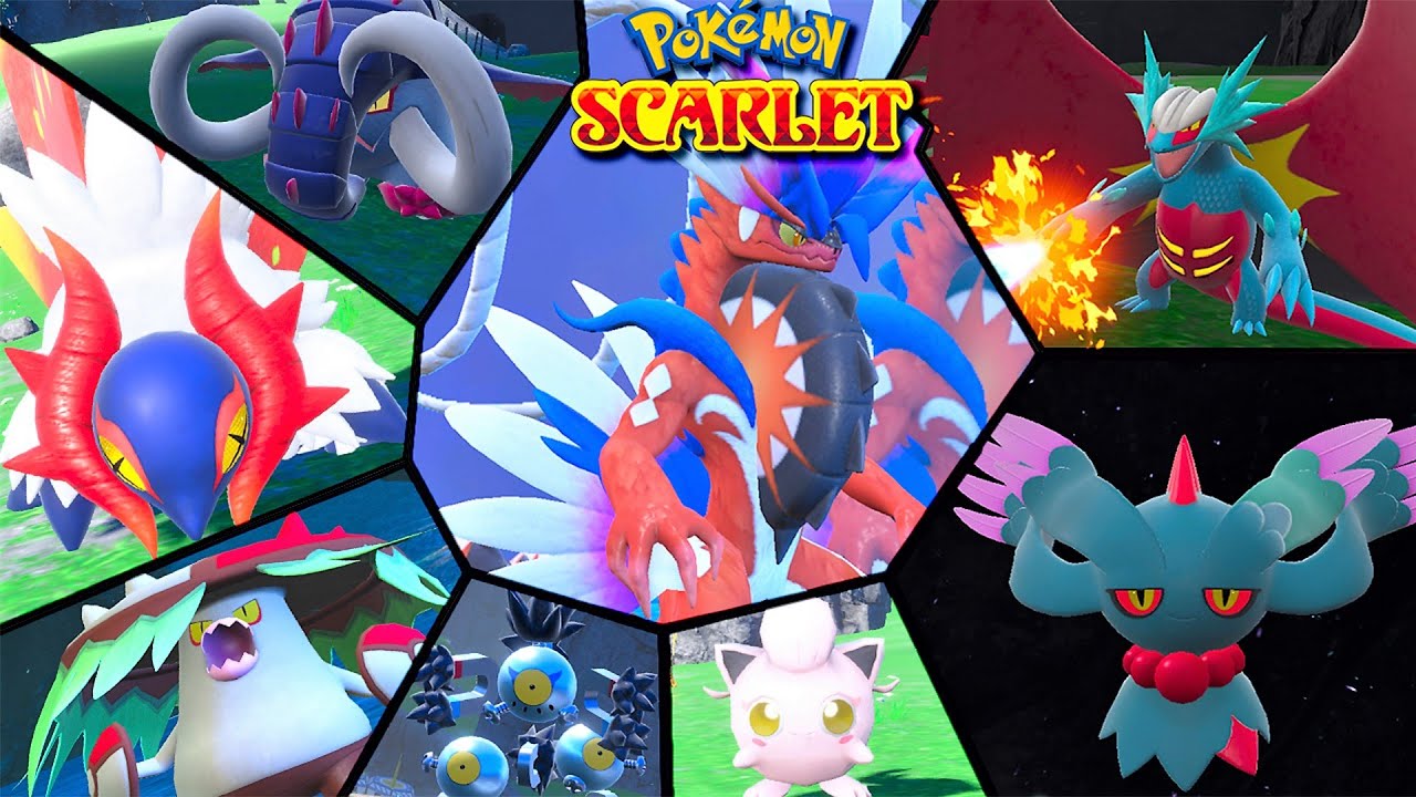 TODAS las FORMAS PARADOX de POKÉMON ESCARLATA (Localización)