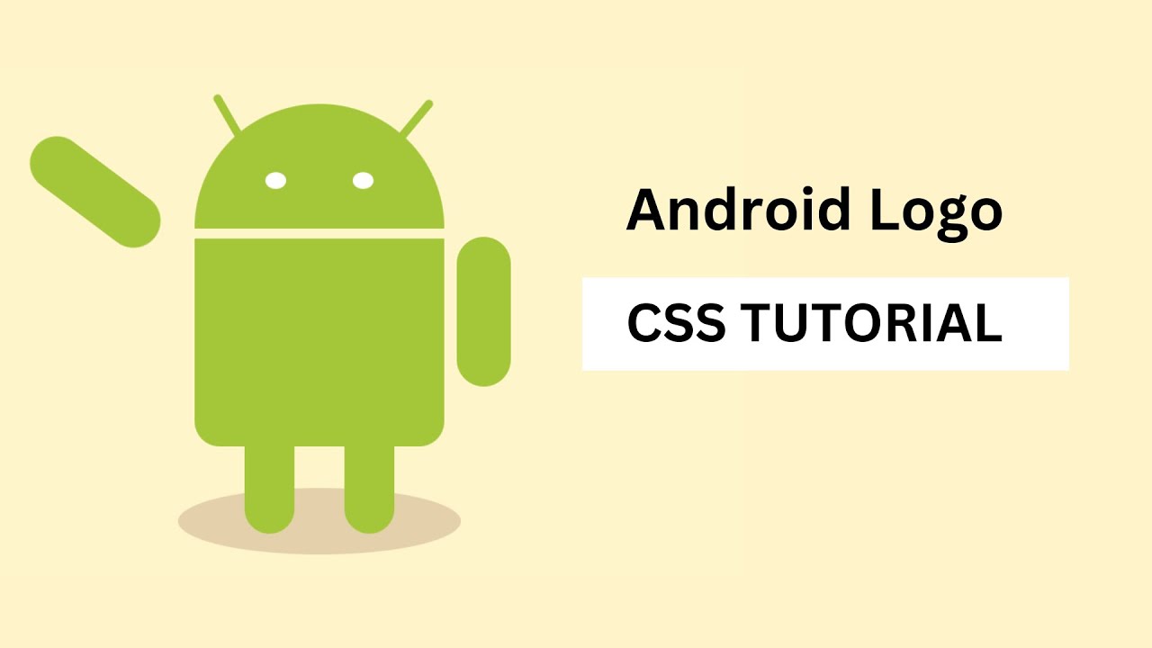 Create Android Logo Using CSS | Pure CSS Logo Tutorial