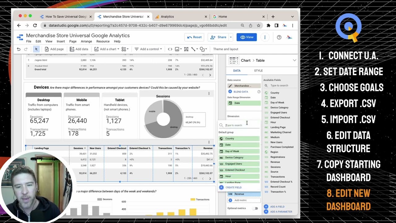 Demo   How To Save Universal Google Analytics Data Using Data Studio