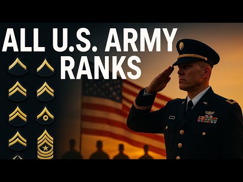 U.S. Army Ranks Explained: E-1 to E-9 | Full Enlisted Rank Breakdown with Cinematic Visuals