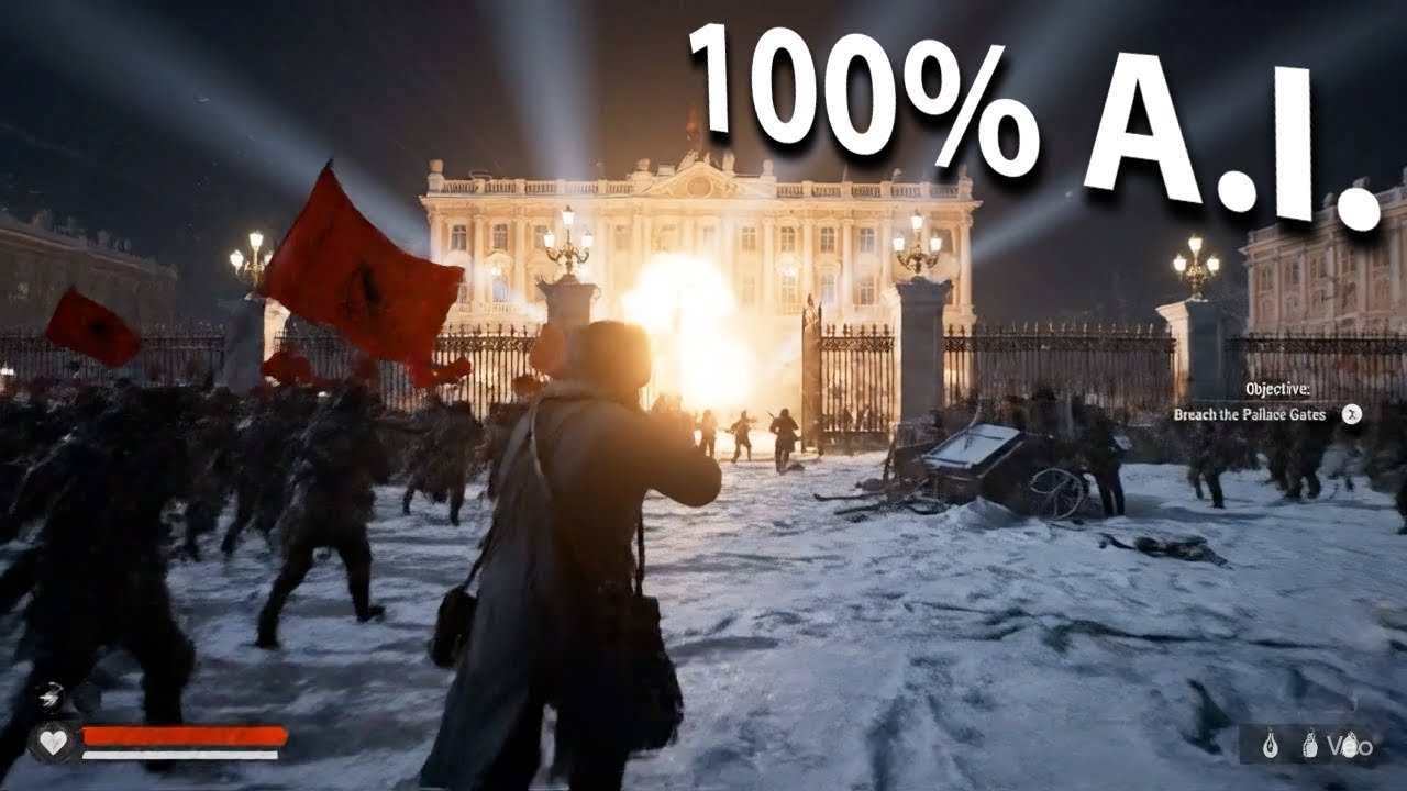 Historical Events as Video Games (A.I. Video)