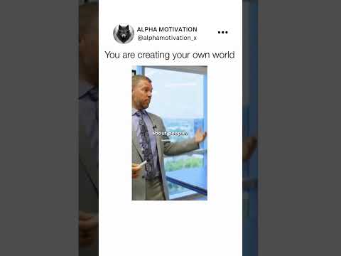 ???? You Are Creating Your Own World – Whether You Realize It or Not