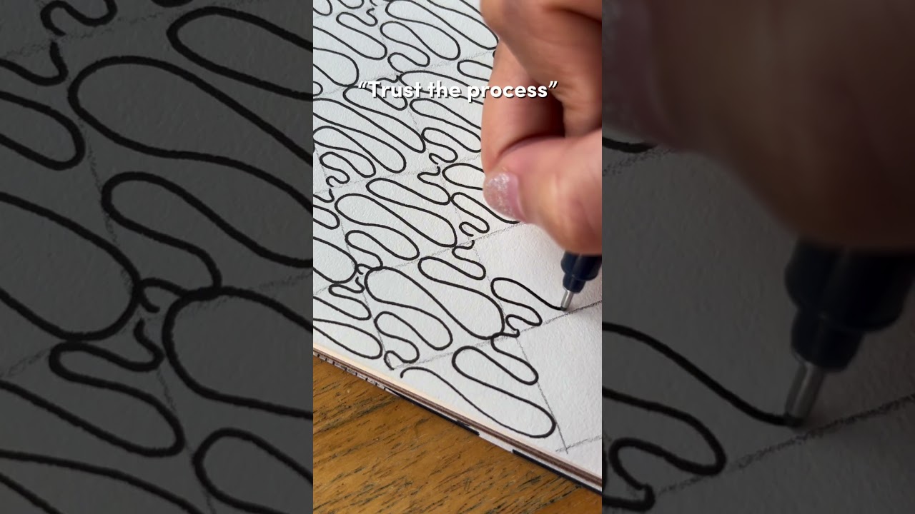 🤏🏻💕 #art #abstract #drawing #pattern #doodling #shorts #doodle #trending #zentangle #satisfying