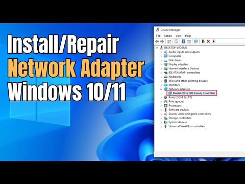 Fix Your Internet: Install Network Adapter Drivers on Windows 10 & 11
